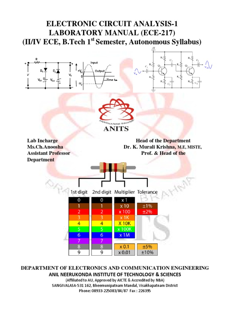 Lab Manual | PDF | Rectifier | P–N Junction