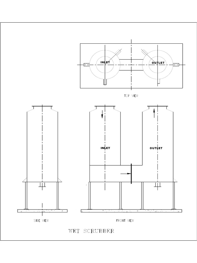 Wet Scrubber Drawing-0 PDF | PDF