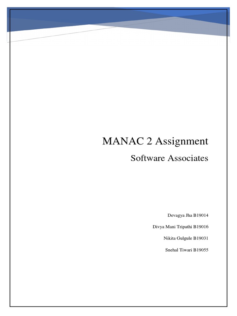 About The Software Associates Case | PDF | Gross Margin | Budget