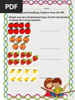 Isulat Ang Pangalan NG Larawan Worksheets | PDF