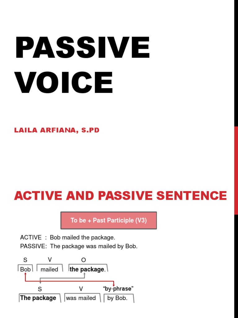 Passive Voice | PDF | Syntax | Language Mechanics