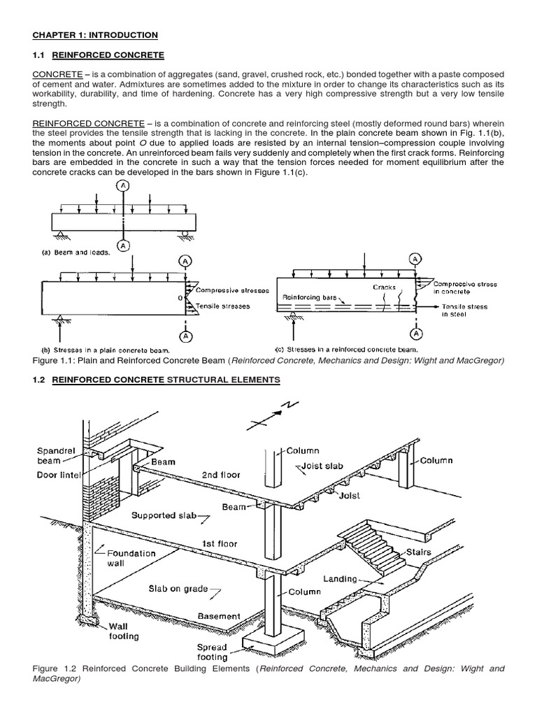 Chapter 1 and 2 | PDF | Bending | Beam (Structure)