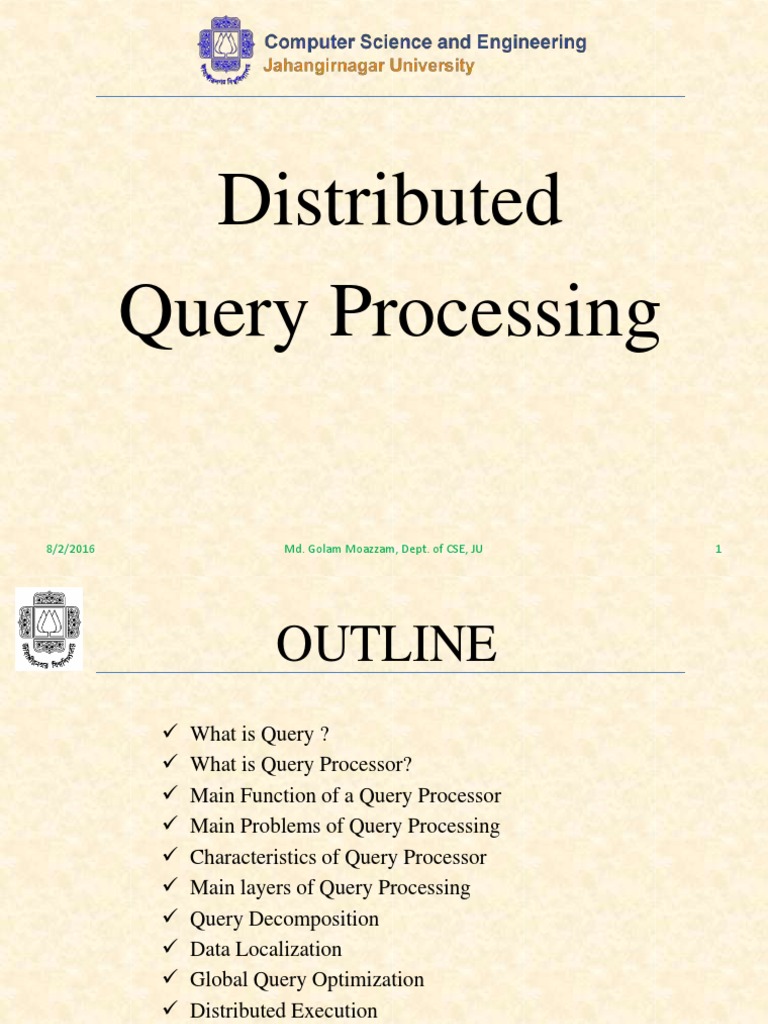 An In-Depth Examination of Distributed Query Processing | PDF | Databases | Relational Database