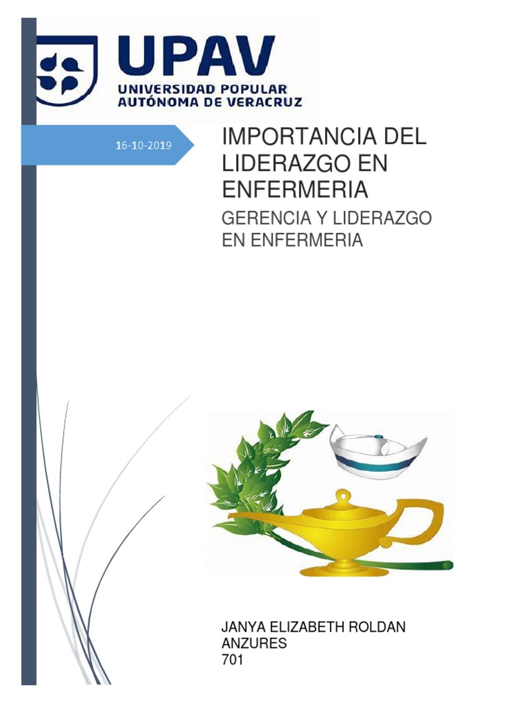 La Importancia Del Liderazgo en Enfermeria | PDF | Liderazgo | Enfermería