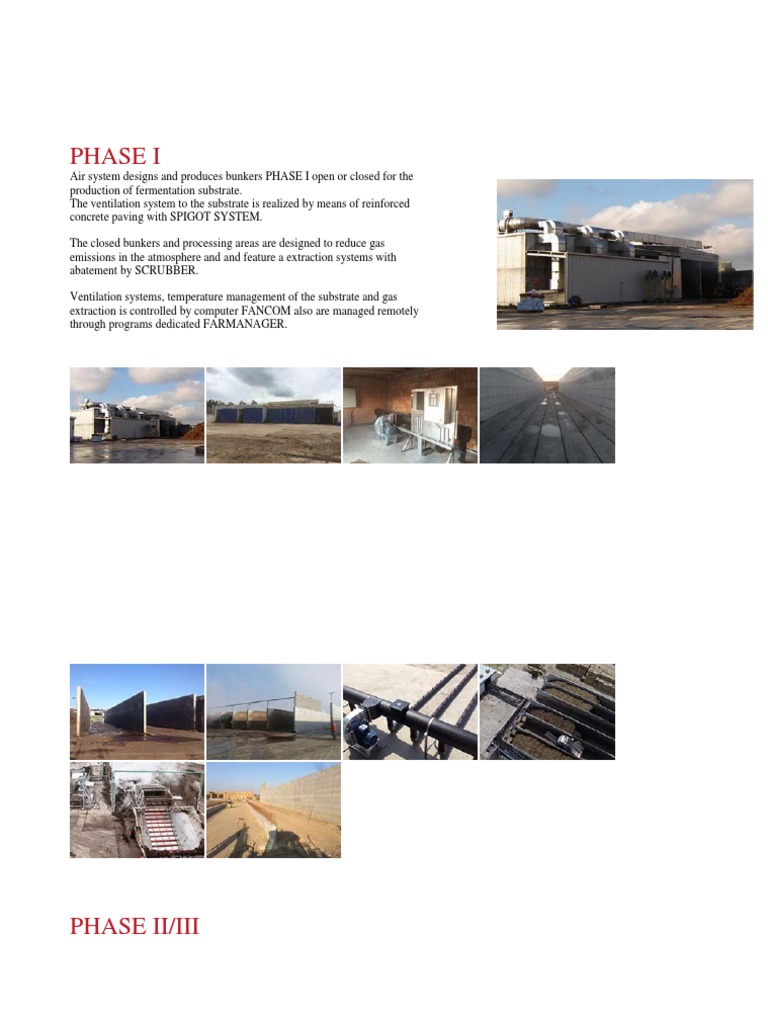 PHASE I-II-III Mushroom Composting-SPIGOT SYSTEM | PDF