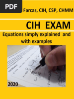 CIH Equation Sheet 2025 | PDF | Metrology | Quantity