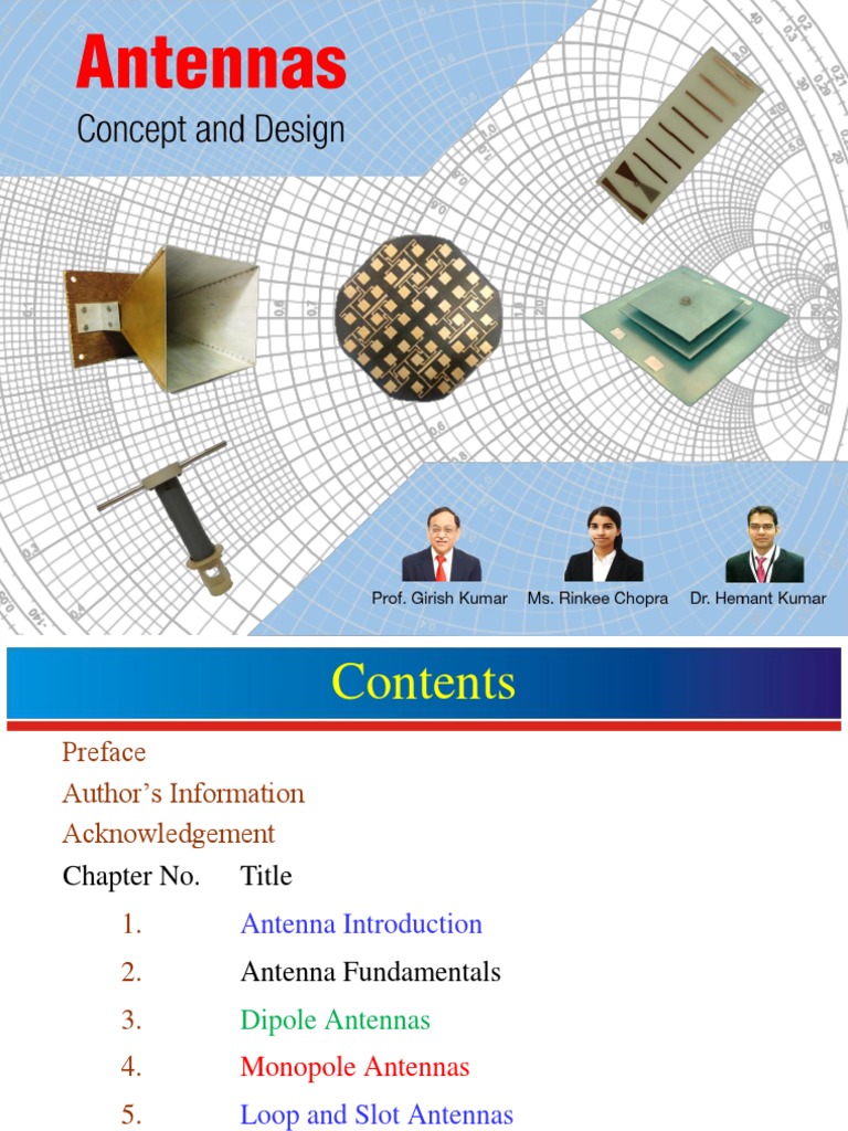 Antennas - Concept and Design (E-Book) PDF | PDF | Antenna (Radio ...