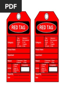 Red Tag Register How To PDF | PDF | Personal Protective Equipment ...