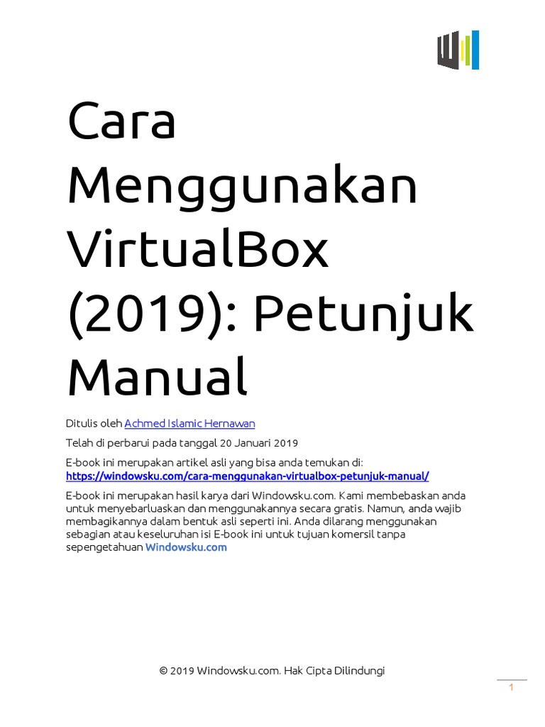 Cara Menggunakan Virtual Box | PDF | Game & Aktivitas | Teknologi ...