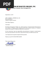 Request Letter For Transpo | PDF