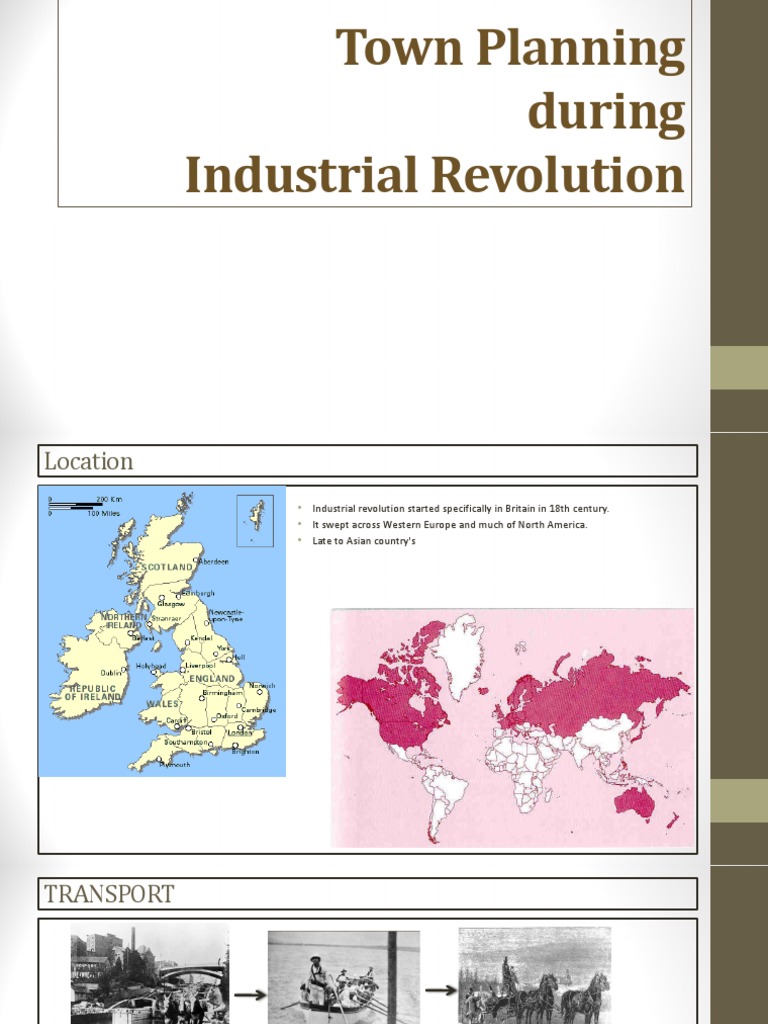 Town Planning | PDF | Industrial Revolution | Canal