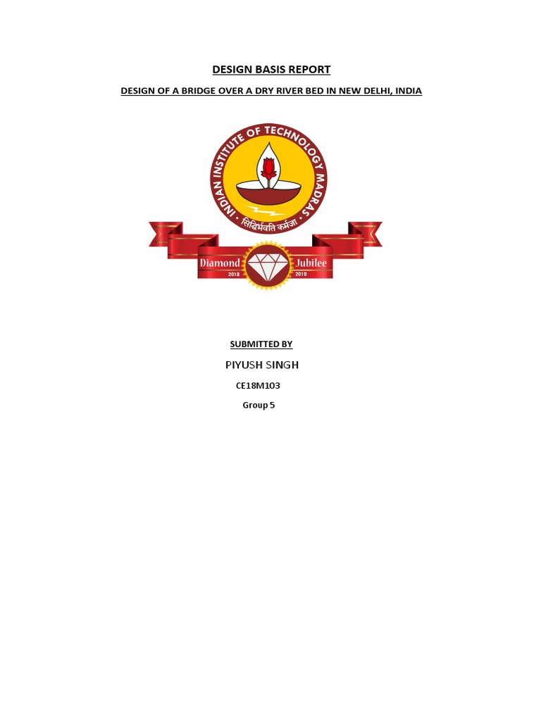 Design Basis Report | PDF | Wind Speed | Young's Modulus