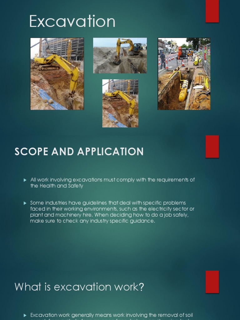 Excavation Presentation | PDF | Occupational Safety And Health ...