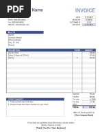 Ambulance Service Invoice: Company Name | PDF