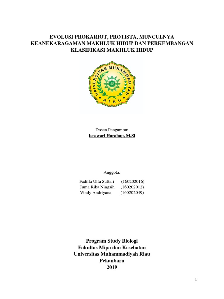 Evolusi Prokariot PDF | PDF