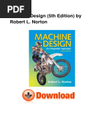 Machine Design Robert L Norton PDF | PDF