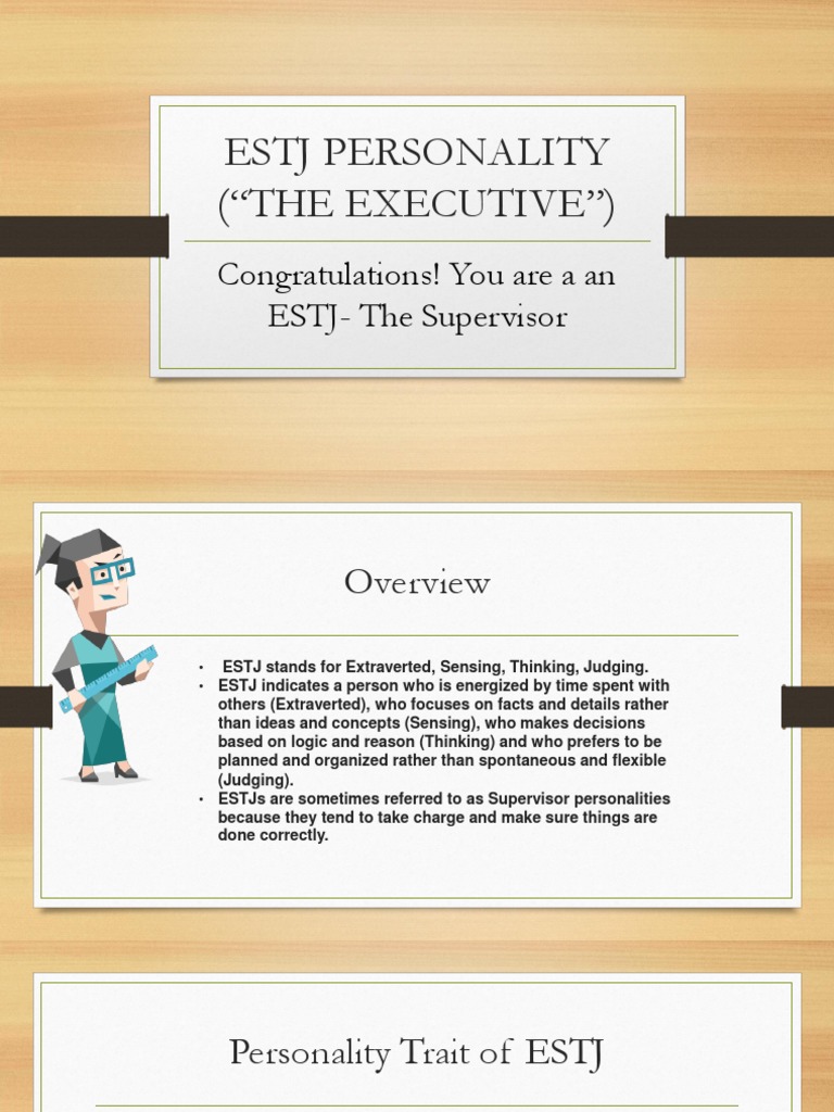 Organized and Efficient: An Analysis of the ESTJ (Executive ...
