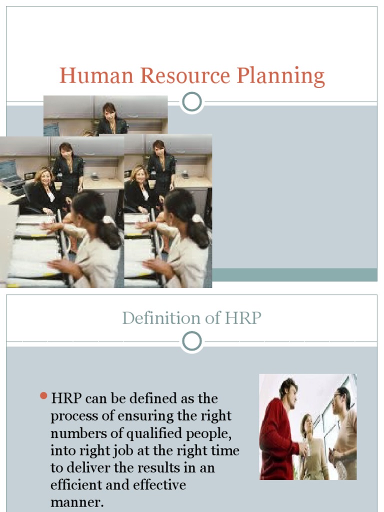 HR4 - Human Resource Planning | PDF | Human Resource Management | Human ...