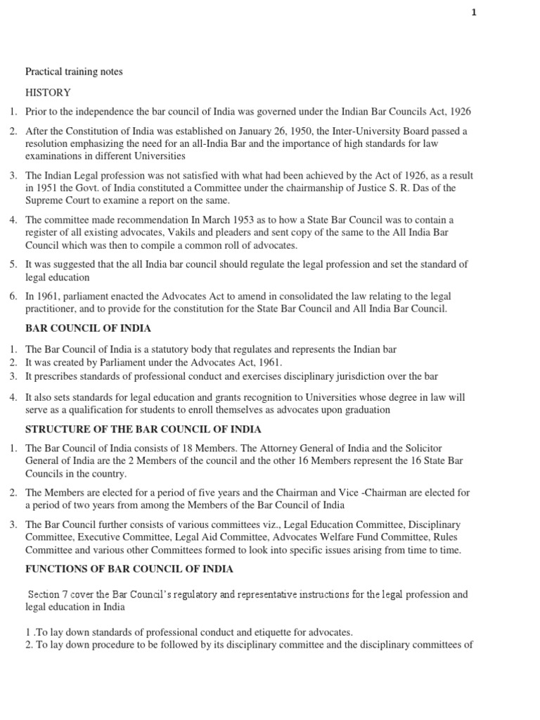 Practical Training Notes | PDF | Barrister | Advocate