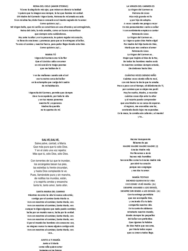 Maria Tu | PDF | María, madre de Jesús | Oración