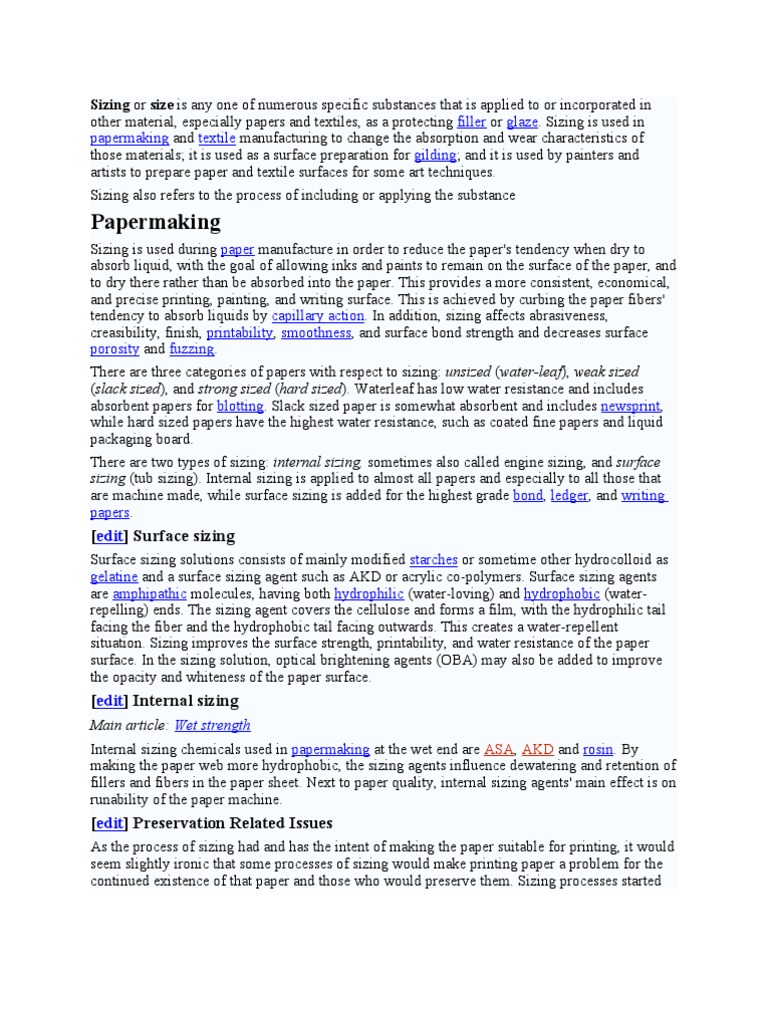 Sizing Ingredients Assignment | Download Free PDF | Textiles | Chemical ...