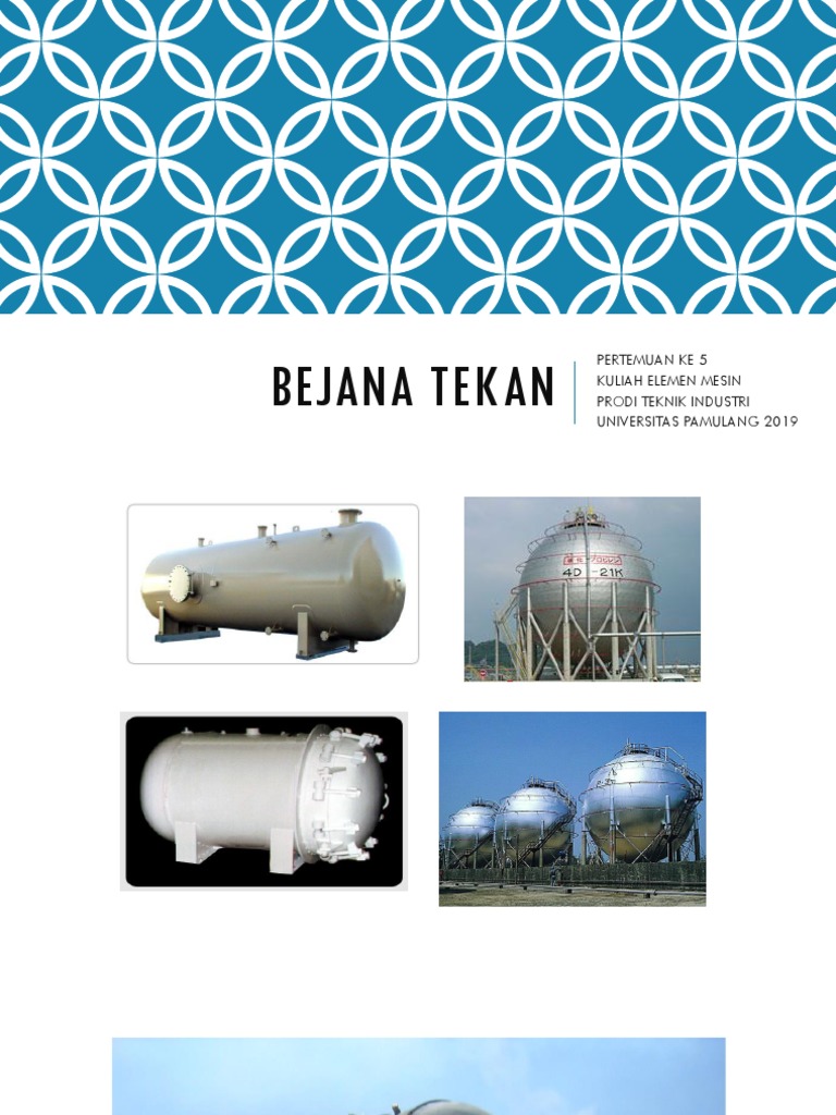 Bejana Tekan (Pressurized Vessels) | PDF