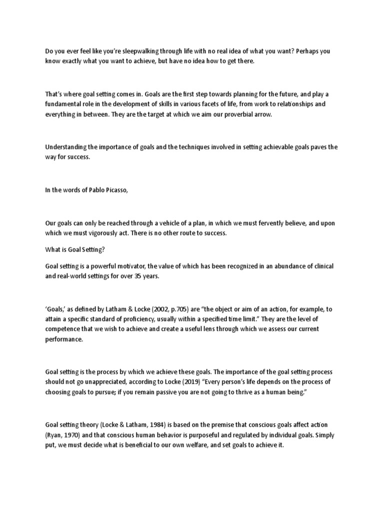 Understanding The Self | PDF | Goal Setting | Goal