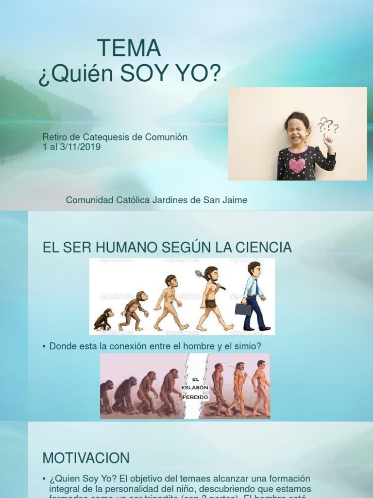 Dinamica 1 Quien Soy Yo | PDF | Alma | Adán