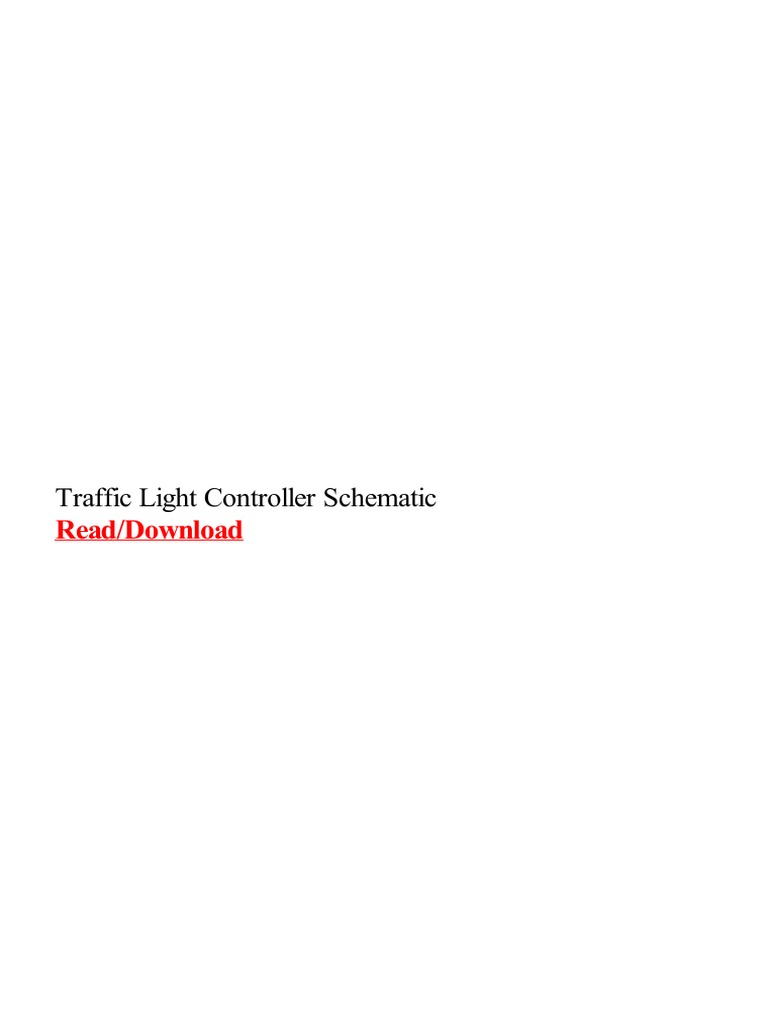 Traffic Light Controller Circuit Design | PDF | Electronic Circuits ...