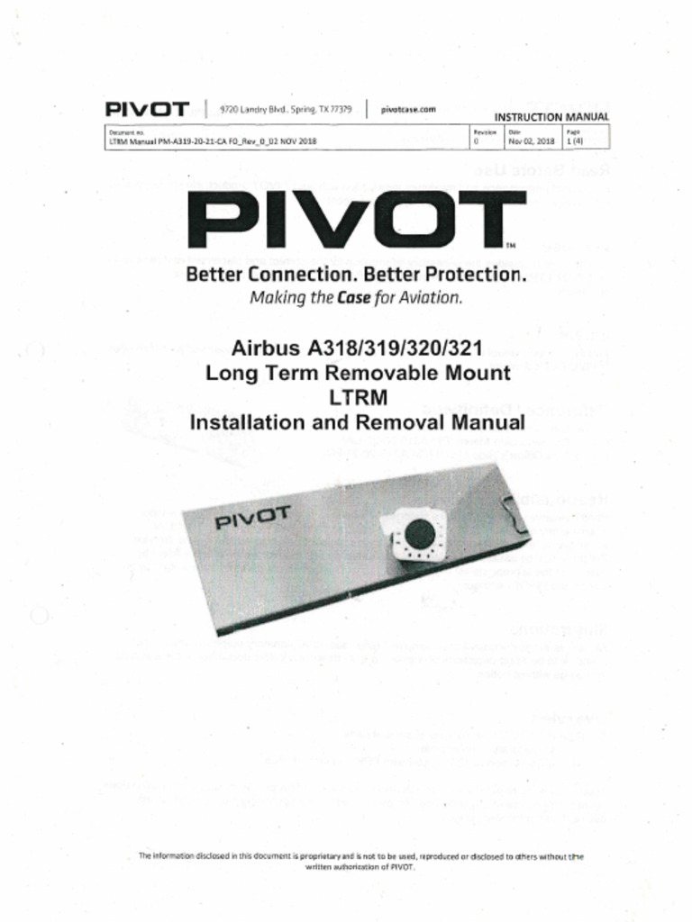 Pivot Mount Installation | PDF