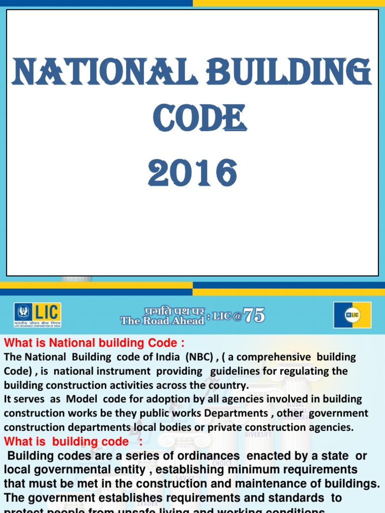 NBC 2016 PPT For ZTC | PDF | Building Code | Electrical Wiring