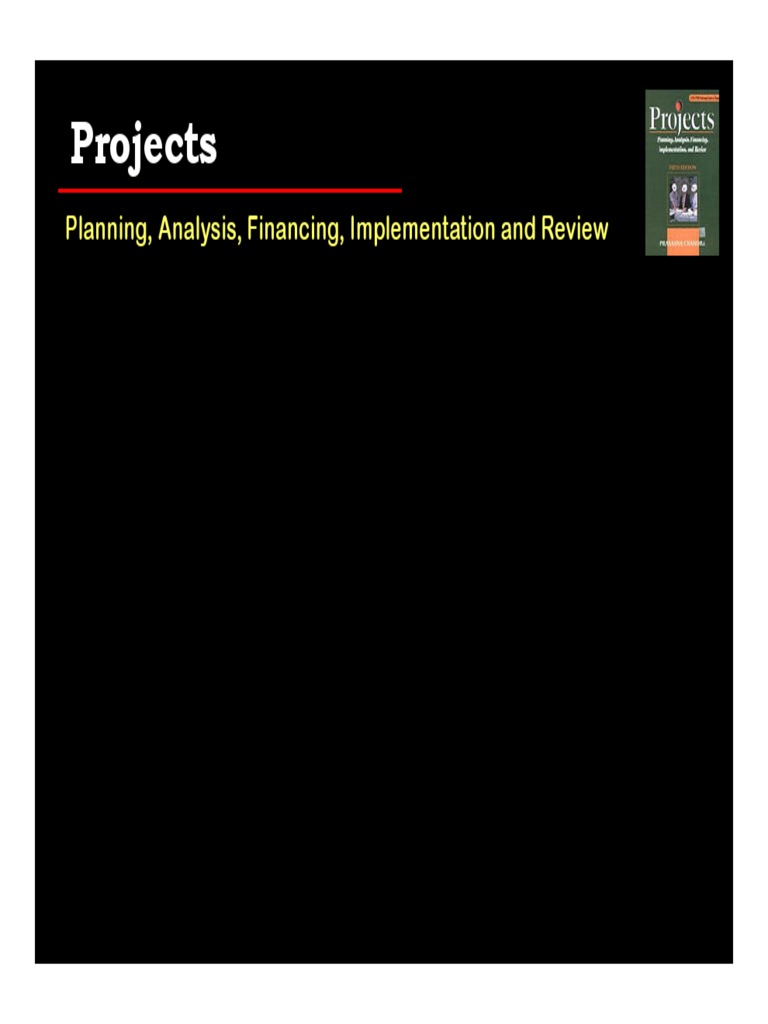 Project Planning, Analysis, Financing and Review Guide | PDF | Capital ...