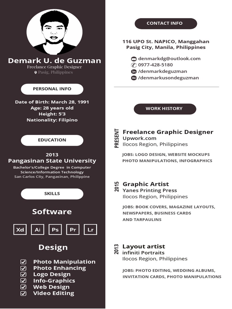 Sample Graphic Designer CV | PDF