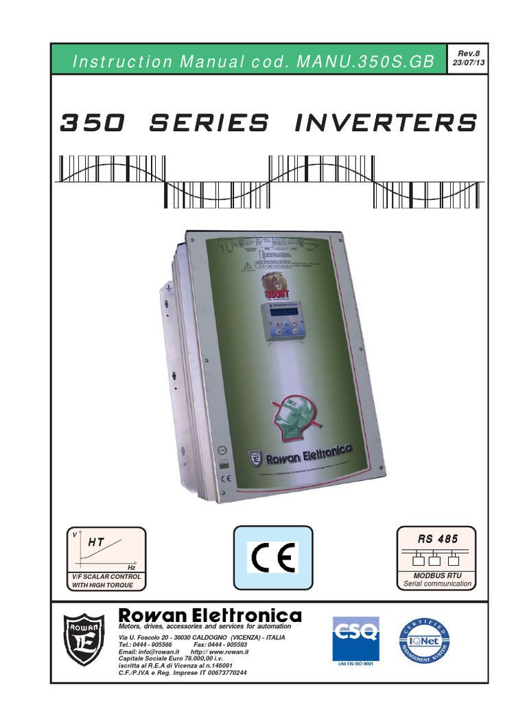 Manual Inversor Qseries | PDF | Power Inverter | Relay