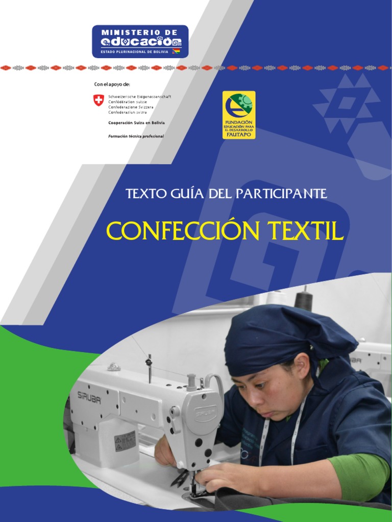 Confeccion Textil Guia Participante | PDF | Fibra sintética | Pulgada