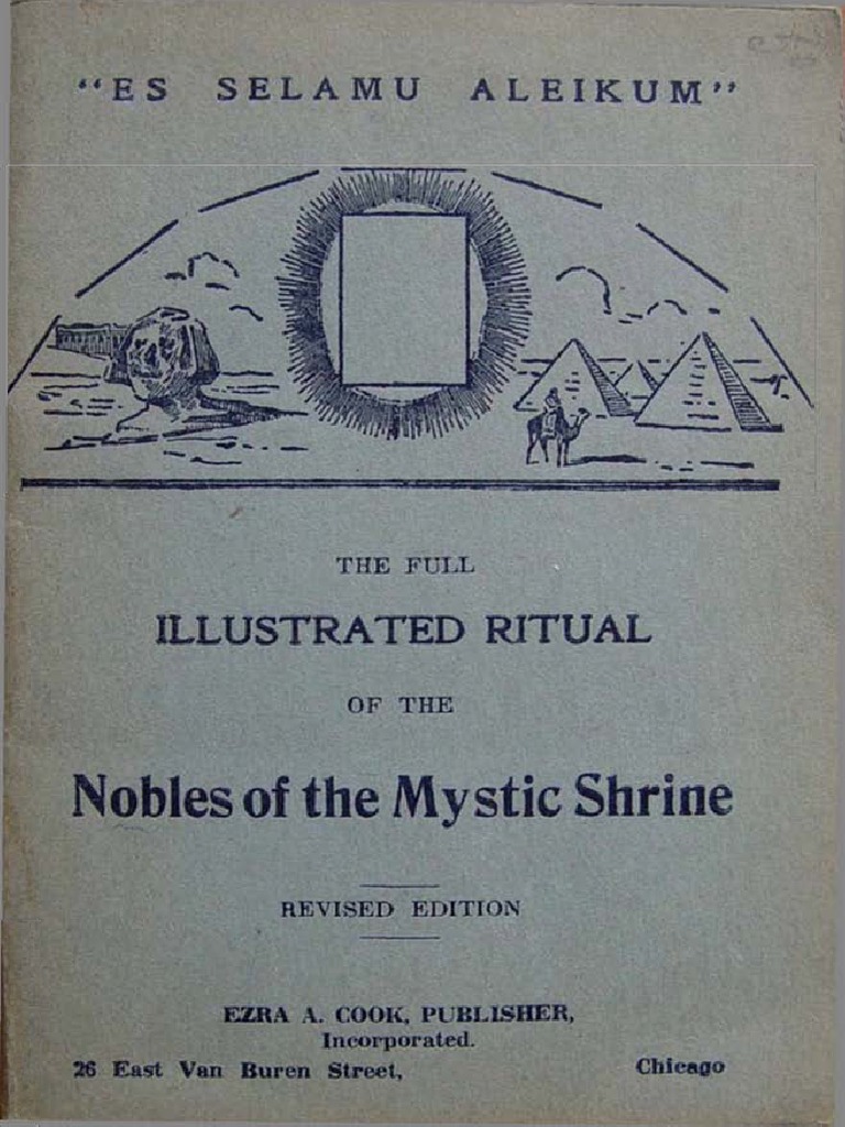 (1921) Mystic Shrine Ritual - Ea Cook | PDF | Freemasonry