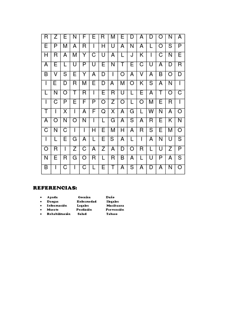 Sopa de Letras | PDF | Enfermedades virales | Microbiología
