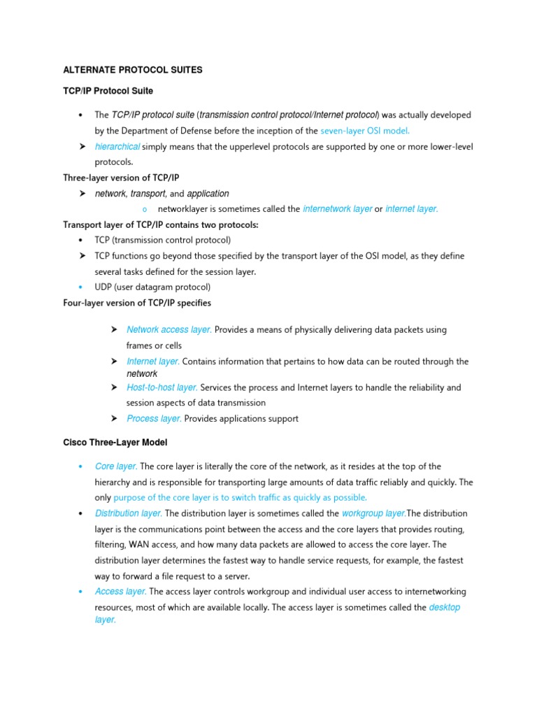 Alternate Protocol Suites 1 Pdf Error Detection And Correction