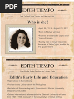 Edith Tiempo | PDF | Writing | The Arts