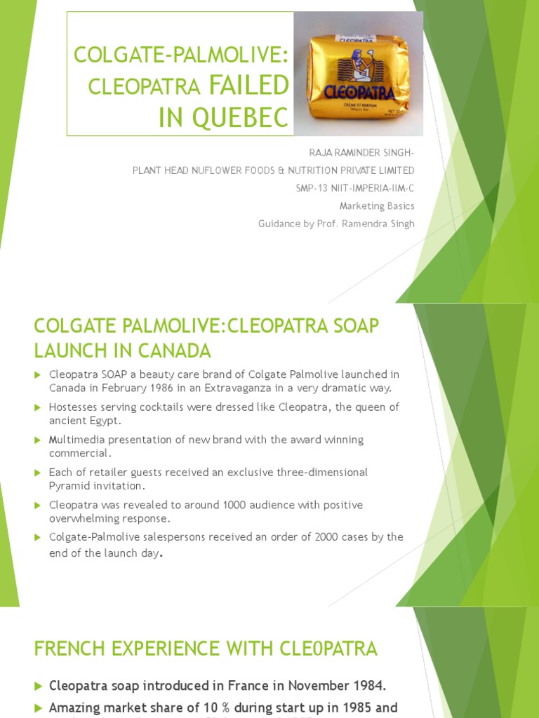 Colgate Palmolive Cleopatra | PDF | Retail | Business Economics
