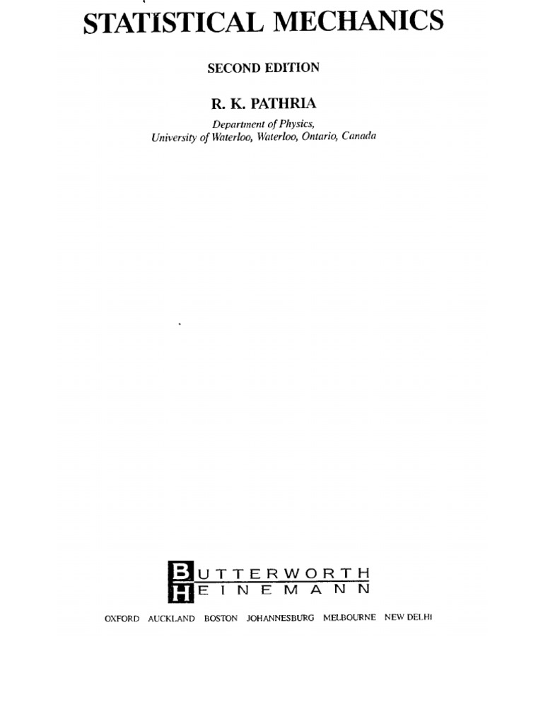 Pathria PDF | PDF