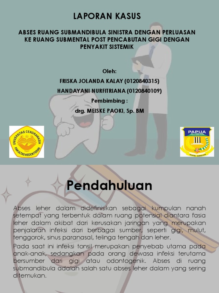 Laporan Kasus Abses Submandibula | PDF