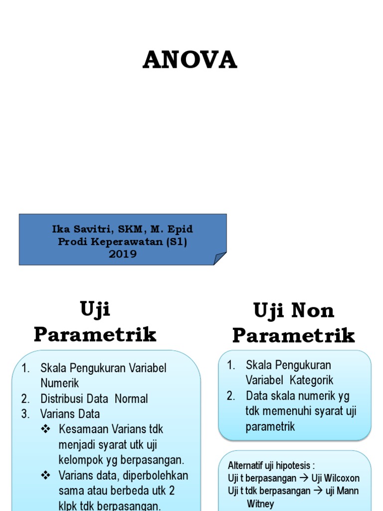 Anova (One Way) | PDF