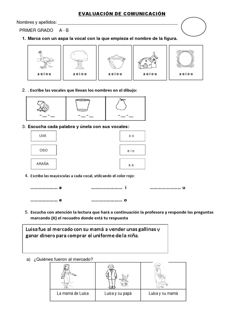 Examen De Comunicacion Pdf
