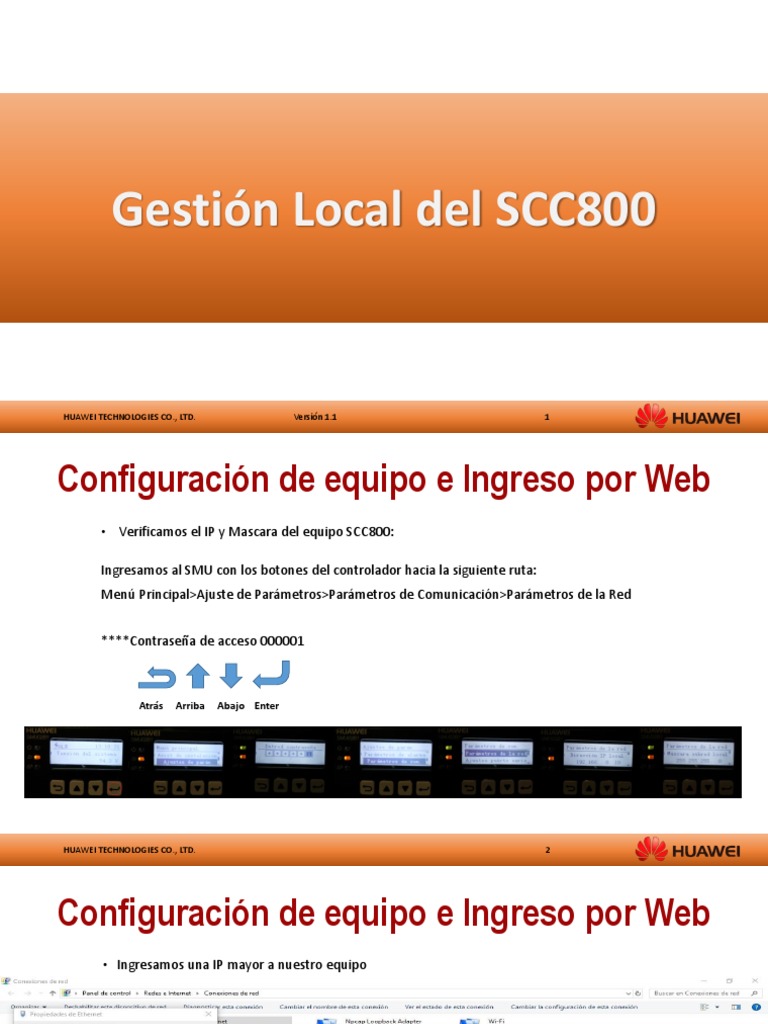 Guia Uso Local Del SCC800 Fsu-1 PDF | PDF