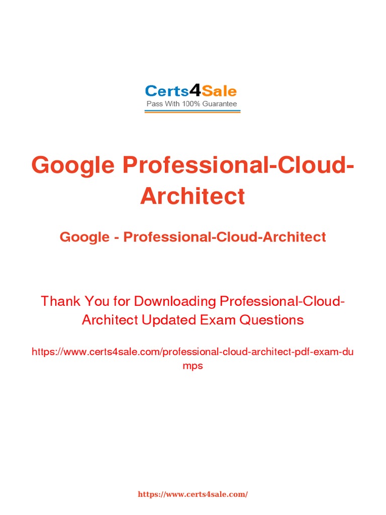 Professional Cloud Architect | PDF | Cloud Computing | Load Balancing (Computing)