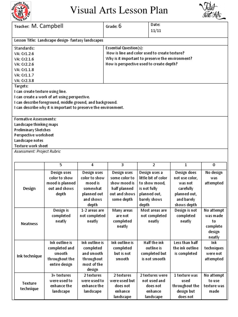 6th Grade | PDF | Texture Mapping | Drawing