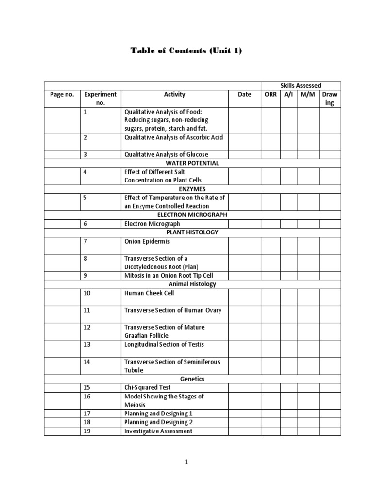 CAPE Biology Unit 1 Lab Manual | PDF | Hydrogen Peroxide | Chemical ...