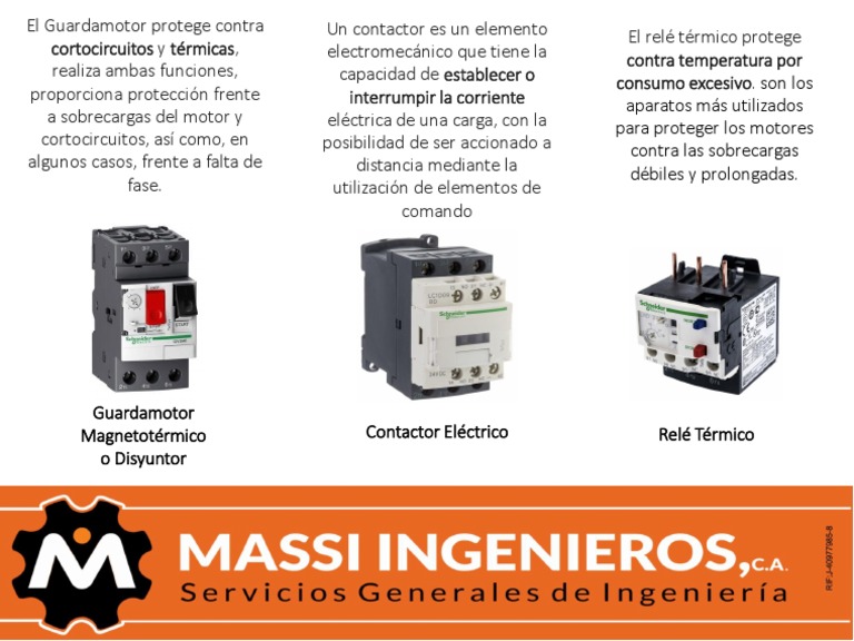 Guardamotor, Contactor y Rele Termicos | PDF
