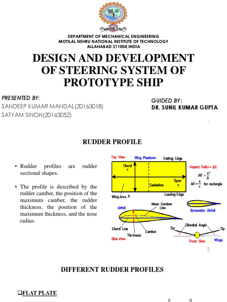 Ship Rudder Design and Analysis | PDF | Rudder | Lift (Force)